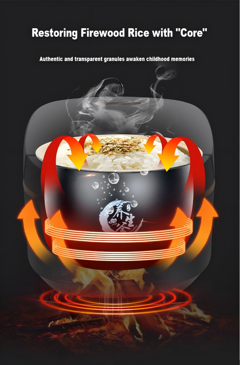 Hot Grey Gold 900w Rice Cooker Kitchen Utensils 220v/110v 50hz Rice ...