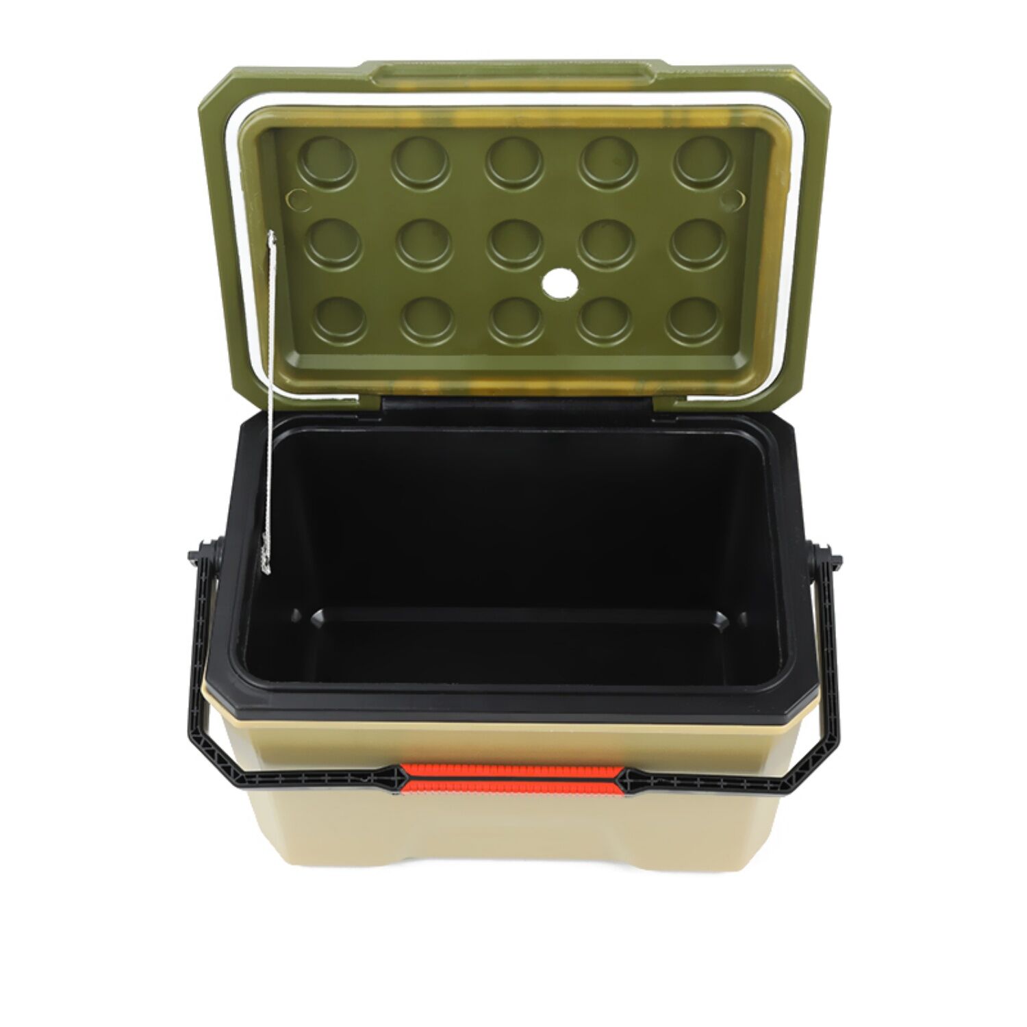 16l Heavy Duty Waterproof Roll Mold Hard Ice Cooler With Portable ...