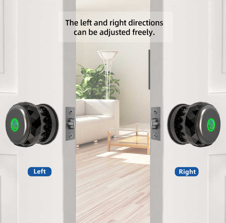 Hot Sales Full Digital Door Lock Cylindrical Vintage Round Door Ball ...