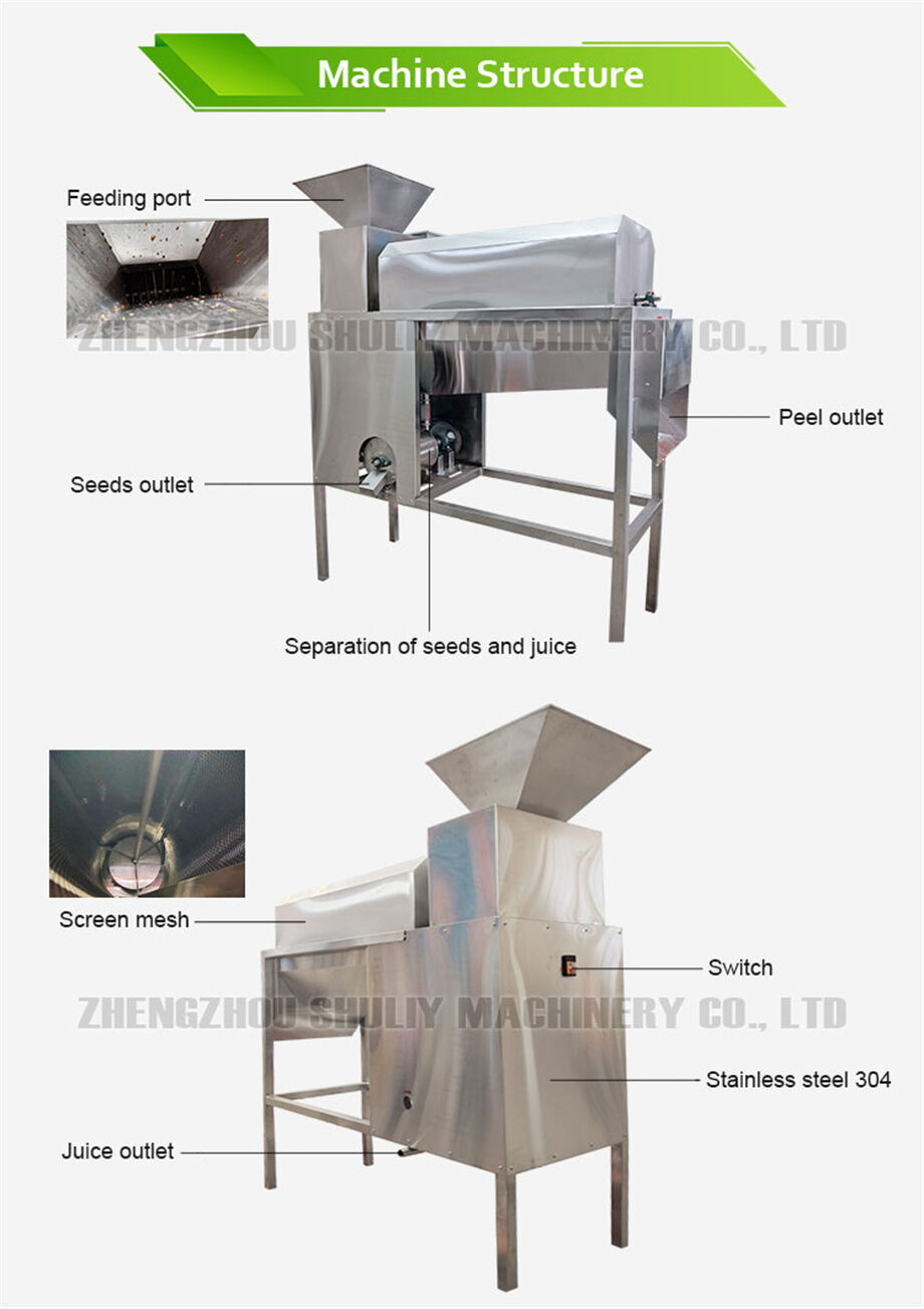 Customized Passion Fruit Pulping Machine Passion Fruit Lemon Juice ...