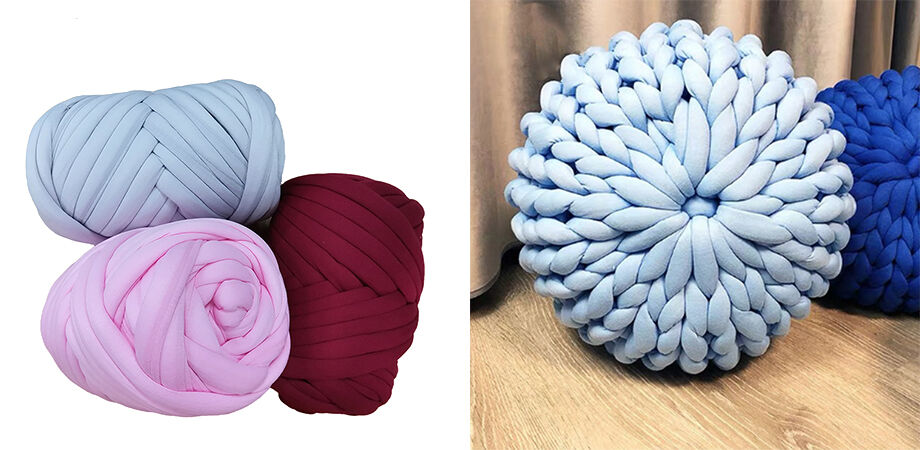 Wholesale Stock 250gram 97%polyester And 3%spandex Knitting Yarn Silk ...