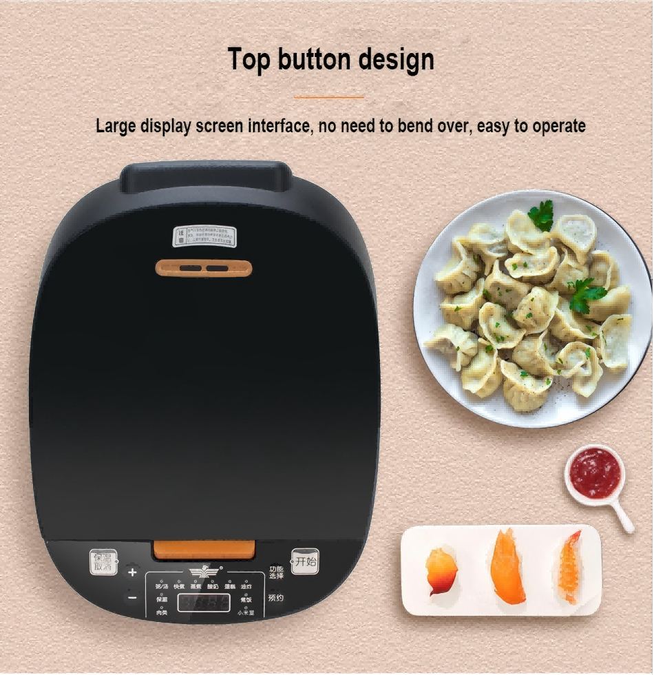 Factory Direct Black 900w Smart Rice Cooker Easy To Operate For Home ...