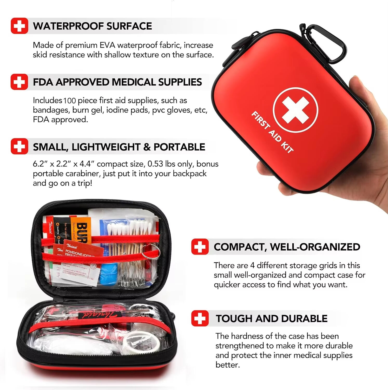 Bulk Buy China Wholesale Mini First Aid Kit In Water-resistant Eva Hard ...