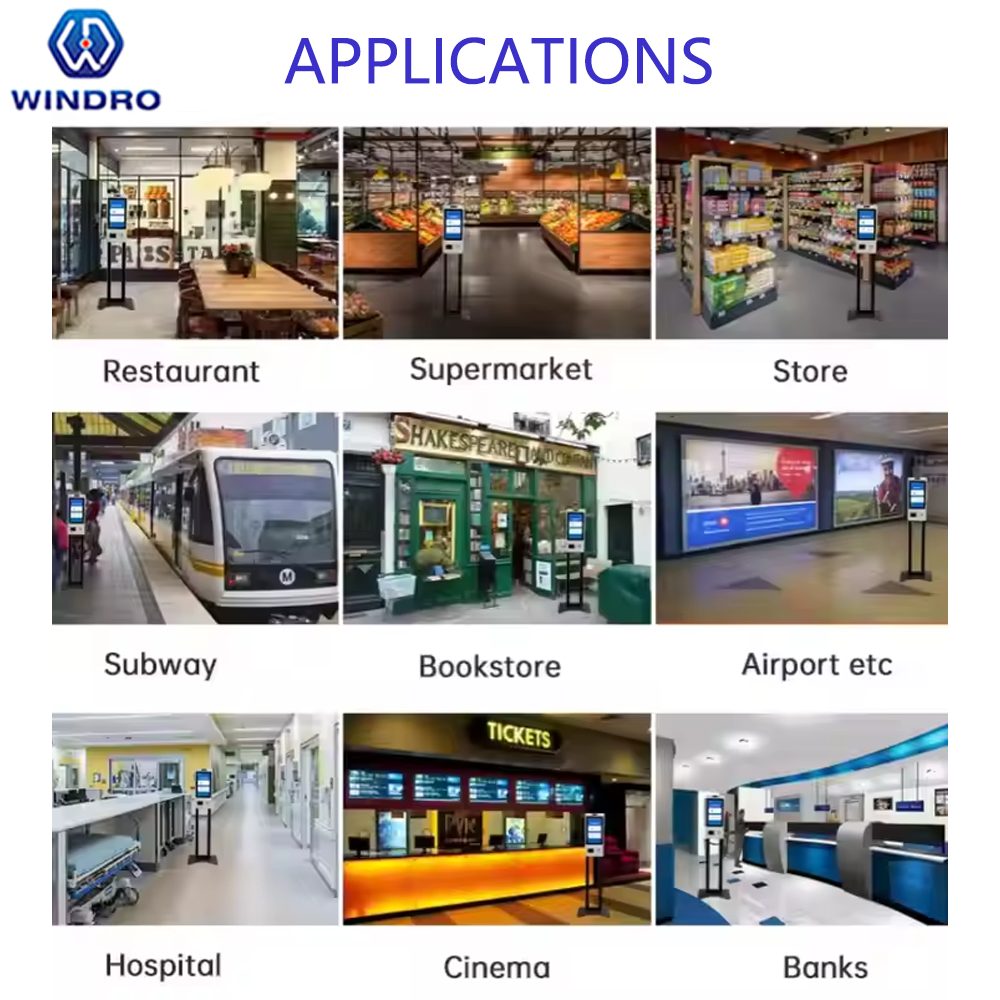 32 Inch Touch Screen Indoor Self Service Lcd Payment Kiosk Touch Screen Payment Service Android ...