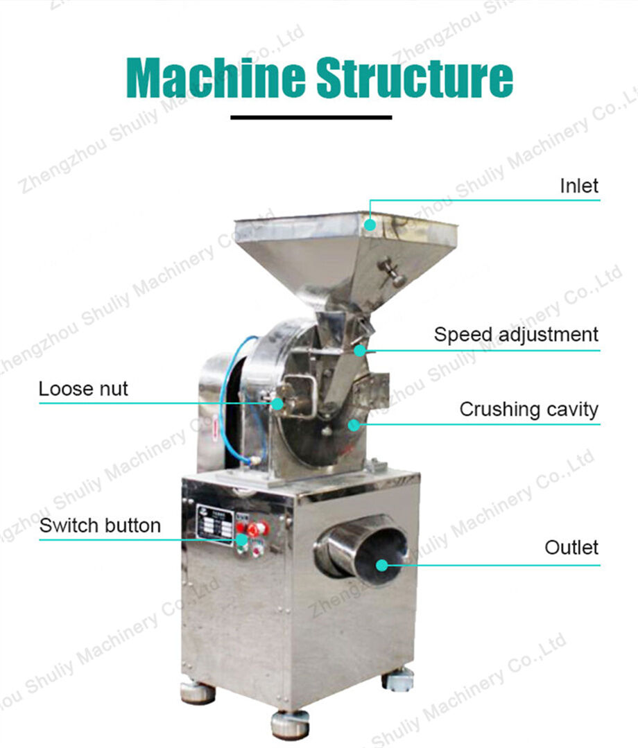Industrial Spice Pulverizer Crusher Grinder Machine, Spice Pulverizer ...