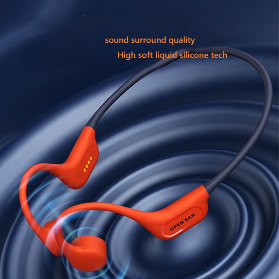 Professional 32g Memory Card Soft Silicone Bone Conduction Headset ...