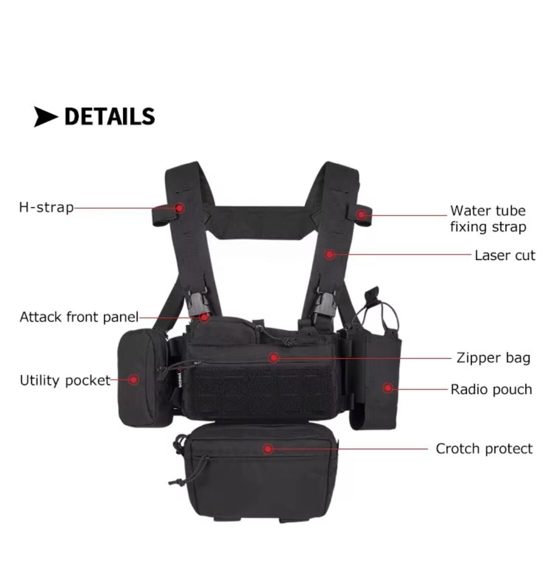 Outdoor Sport Tactical Chest Rig Hunting Chest Bags Hunting Uniform ...
