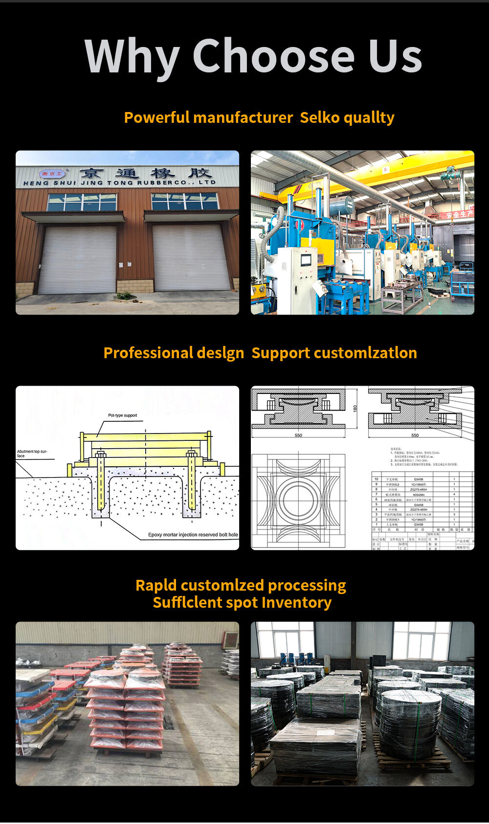 Factory Direct High Quality China Wholesale Jingtong Rubber Custom ...