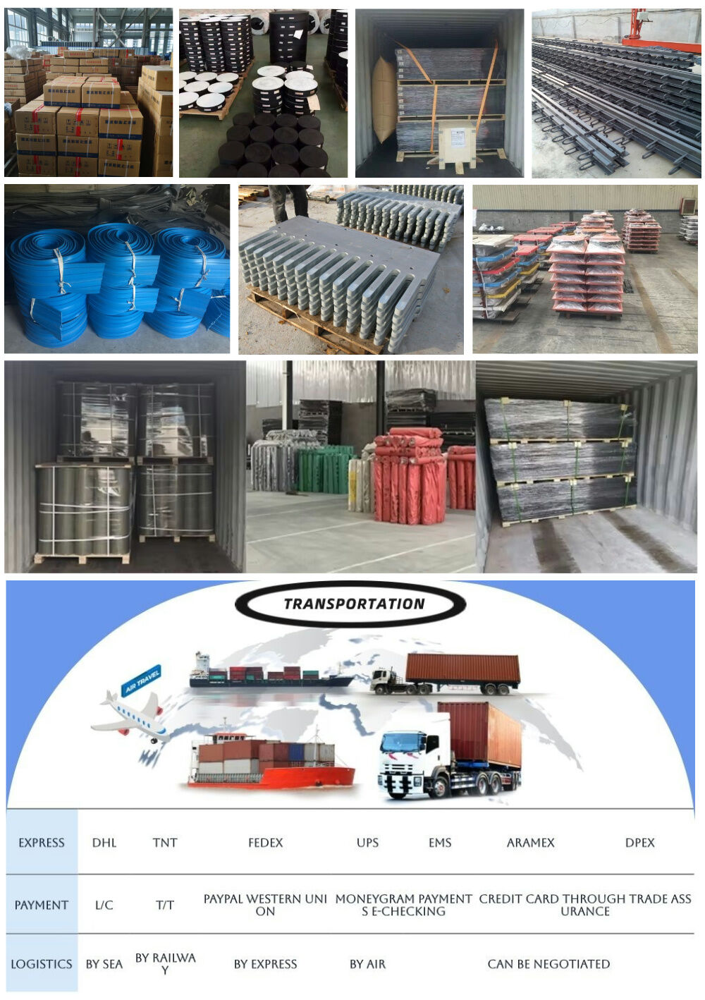 Jingtong High Quality Customized Plate Rubber Bridge Rubber Expansion ...