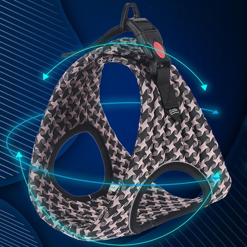 Fly-knit Comfortable Pet Harness Dog Reflective One-piece Harness Dog ...