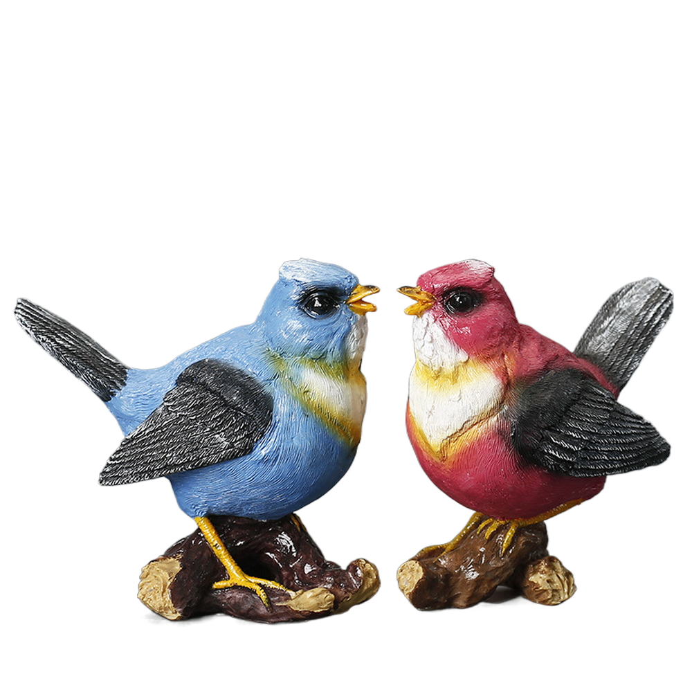 Wholesale Resin Bird Statue Craft Garden Yard Statue Micro Landscape ...