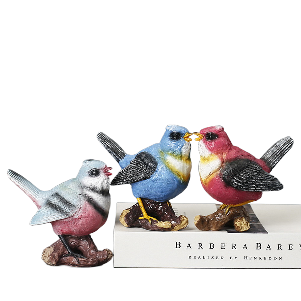 Wholesale Resin Bird Statue Craft Garden Yard Statue Micro Landscape ...