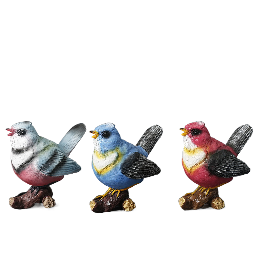 Wholesale Resin Bird Statue Craft Garden Yard Statue Micro Landscape ...