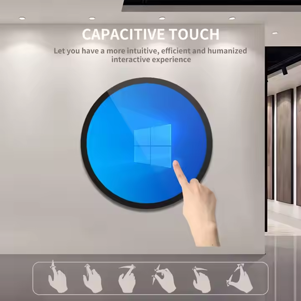 Windro Indoor Circular Display Round Lcd Screen Digital Signage Display ...