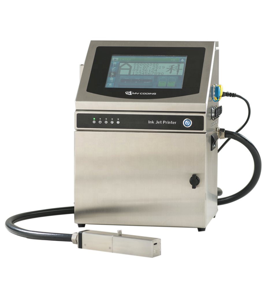 High Speed Industrial Continuous Small Character Inkjet Printer ...