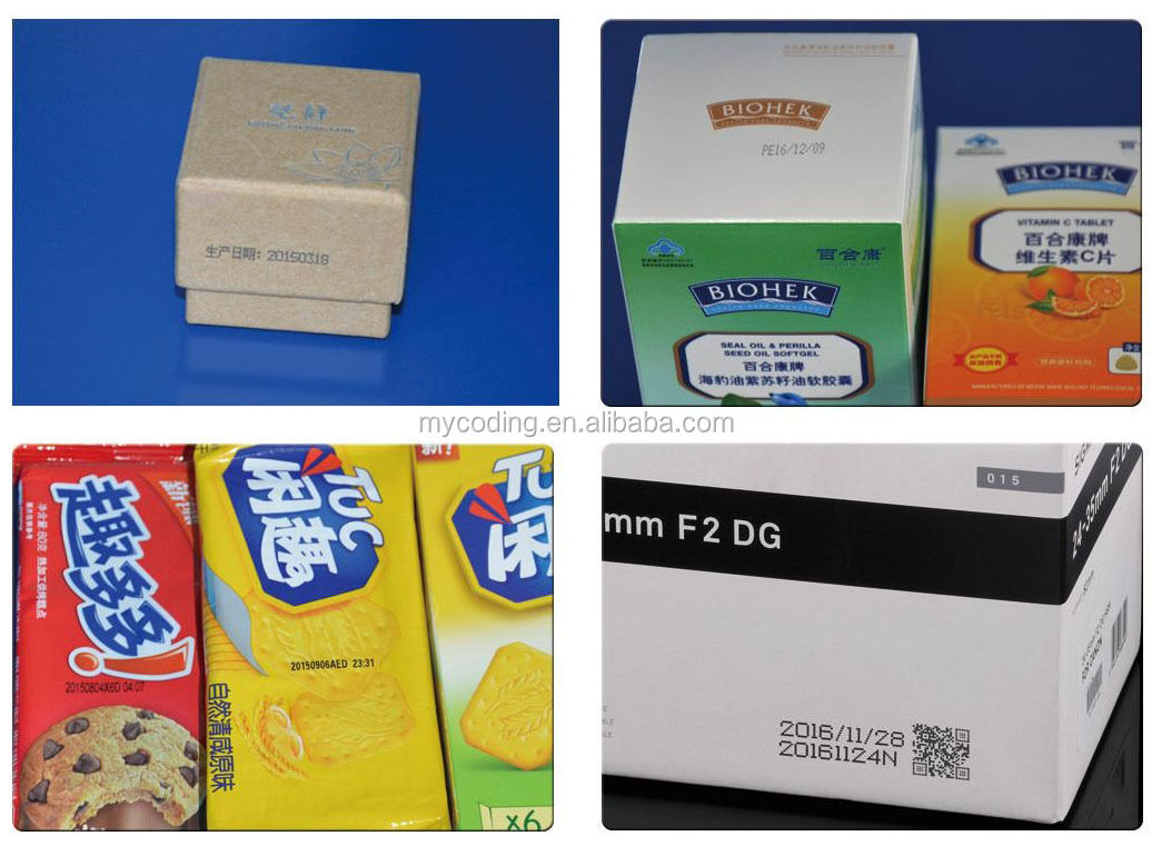 High Speed Industrial Continuous Small Character Inkjet Printer ...