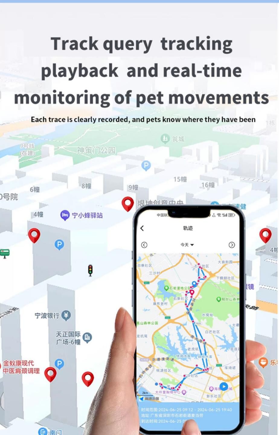Animal Anti Lost Gps Location Tracker Gps Pet Tracker Keep Your Dog ...