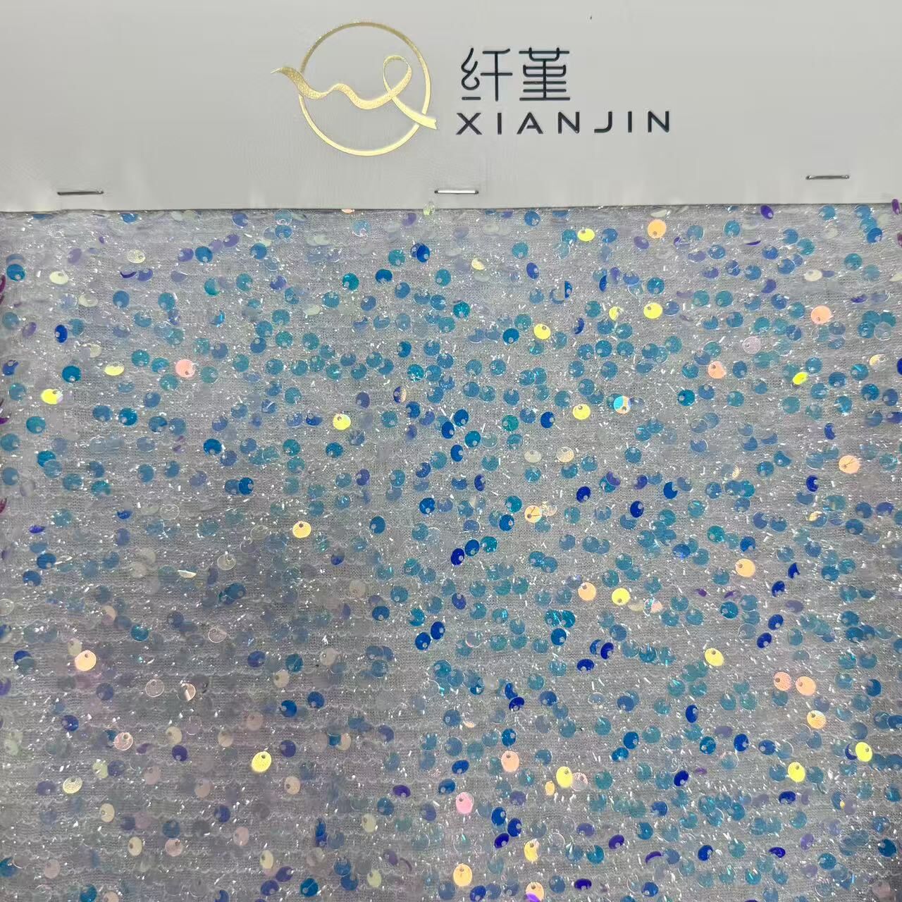 Wholesale Elastic Thick Base Cloth Glitter Sequin Embroidered Velvet ...