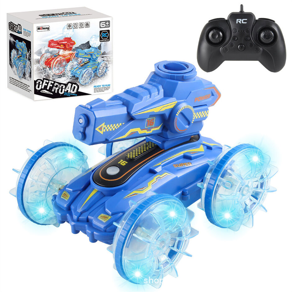 Children's Single Remote Control Tank Stunt Car 2.4g Amphibious Toy Car ...