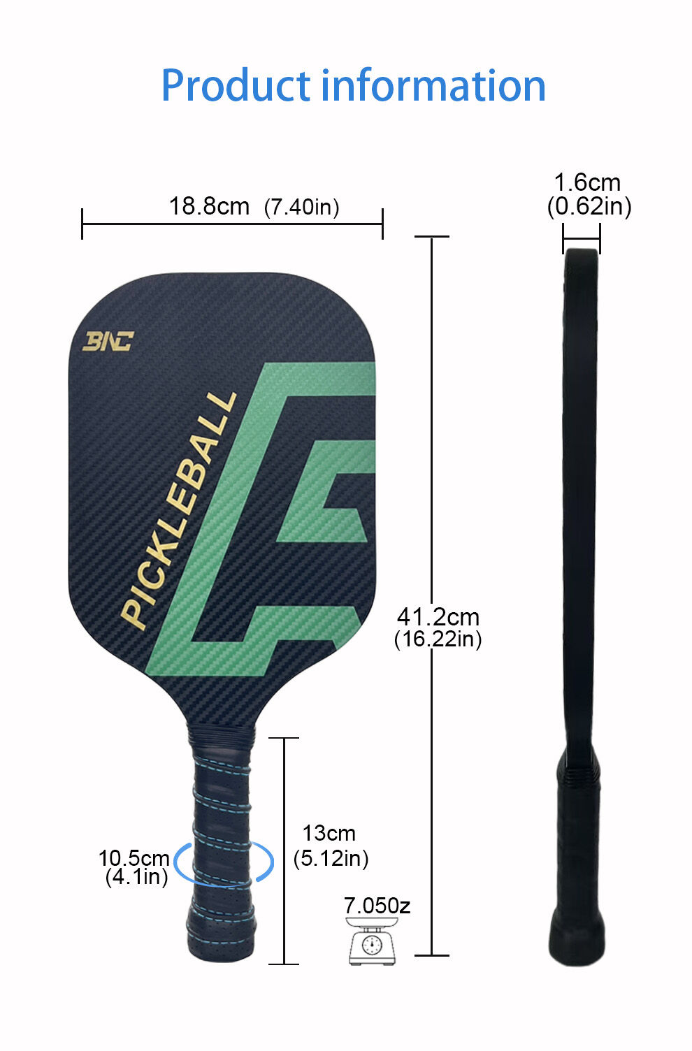 Odm Manufacturer Fiberglass Peak Paddle With High Friction Surface, One ...