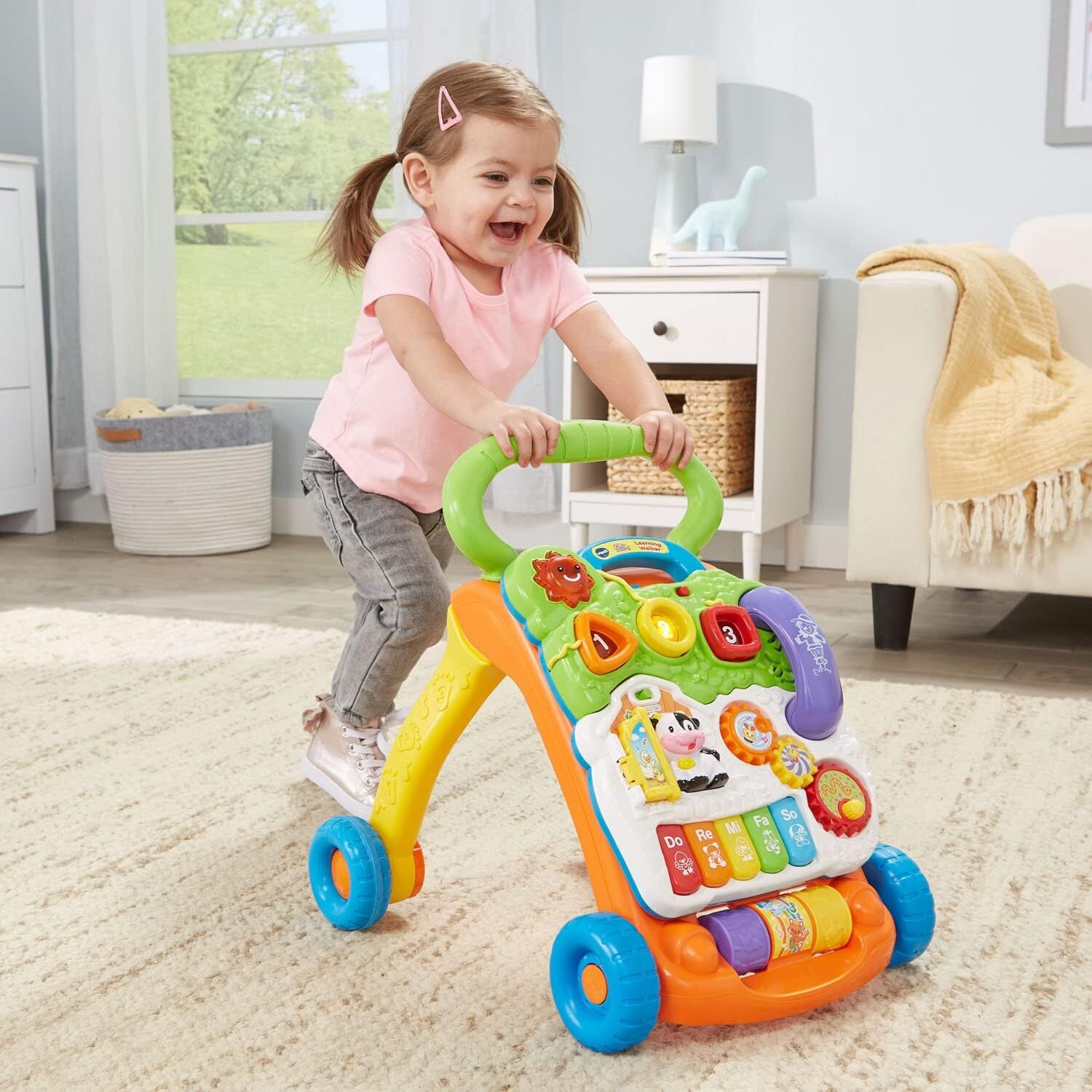 Sit-stand Baby Walker Multifunctional Baby Walker Trolley Baby Anti ...