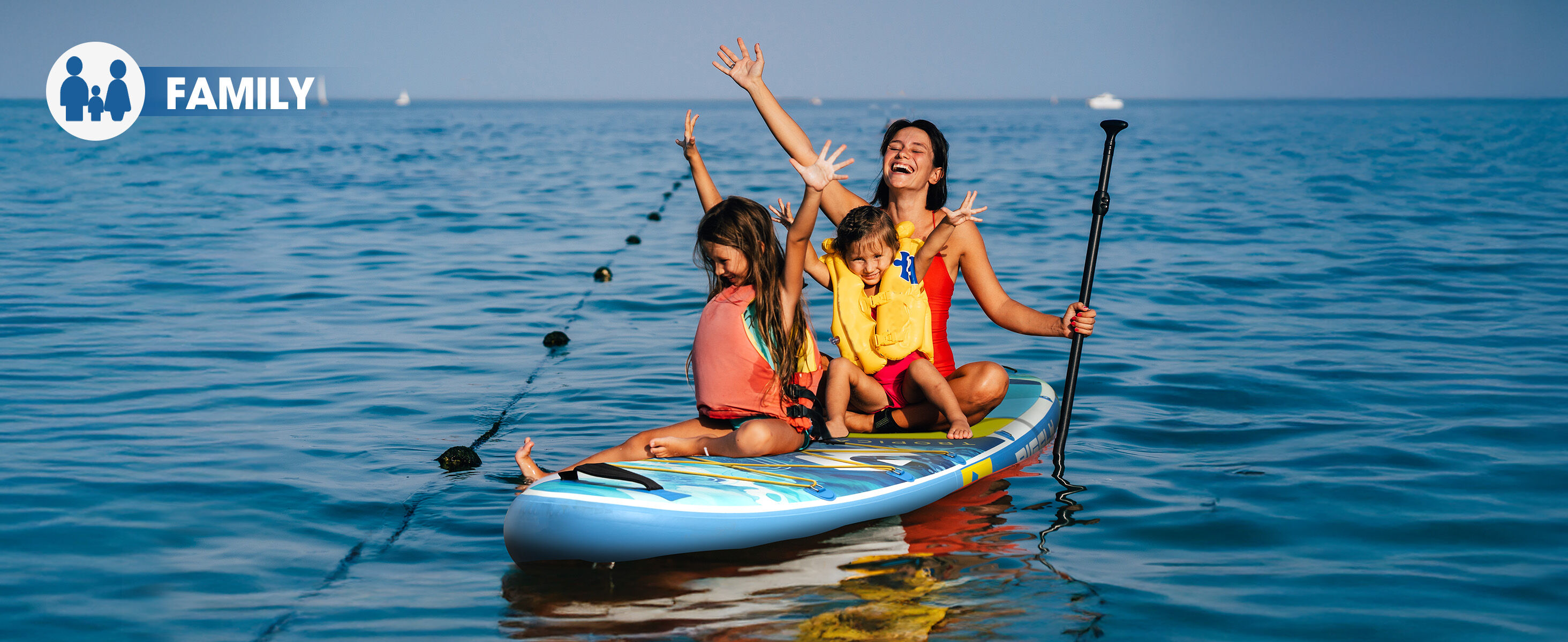 Summer Water Sports Bigfly Extra Wide Inflatable Stand Paddle Board All ...