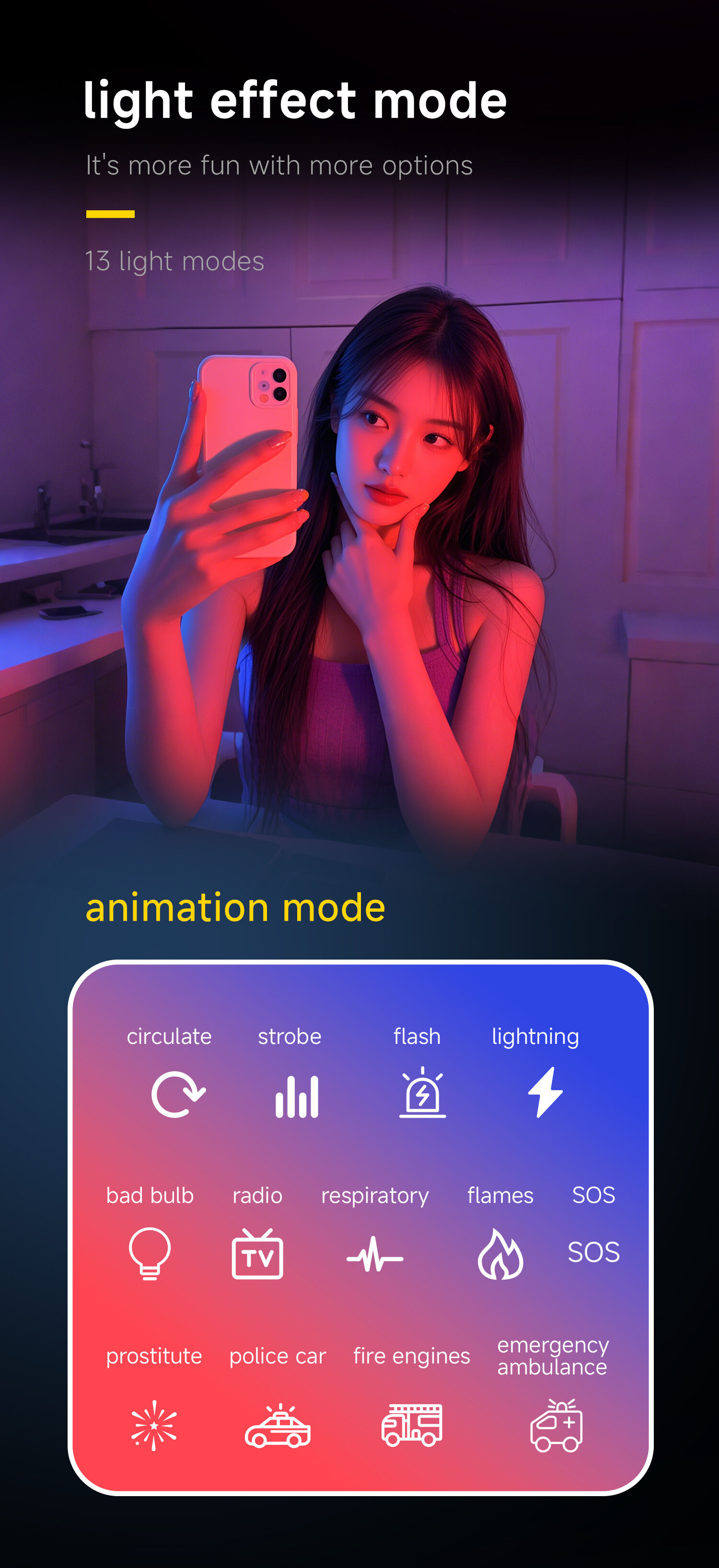 Portable Magnetic Selfie Light For Iphone Magsafe Phone Ring Light ...