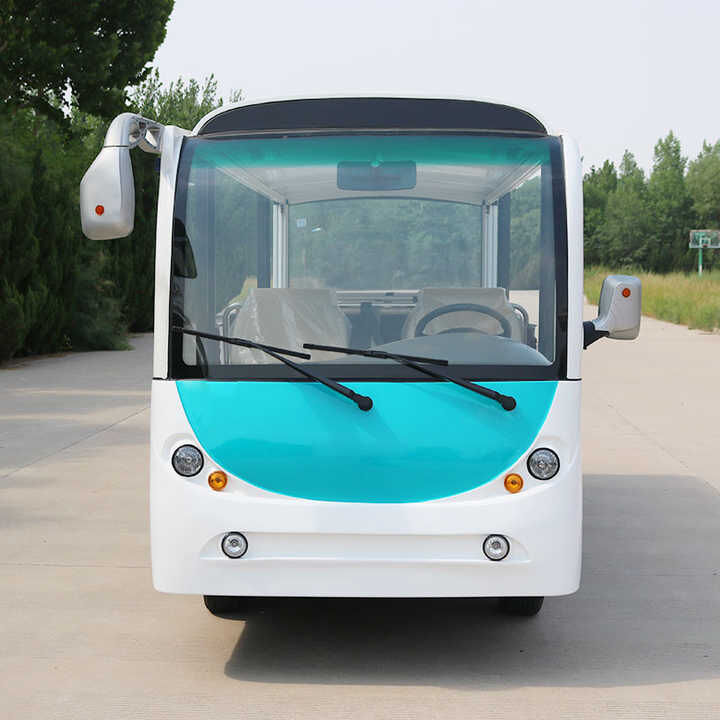 On Sale High Performance 72v 5kw Fully Enclosed Electric Shuttle Bus 14 ...
