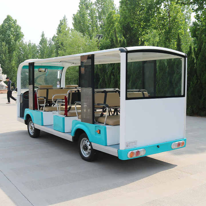 On Sale High Performance 72v 5kw Fully Enclosed Electric Shuttle Bus 14 ...