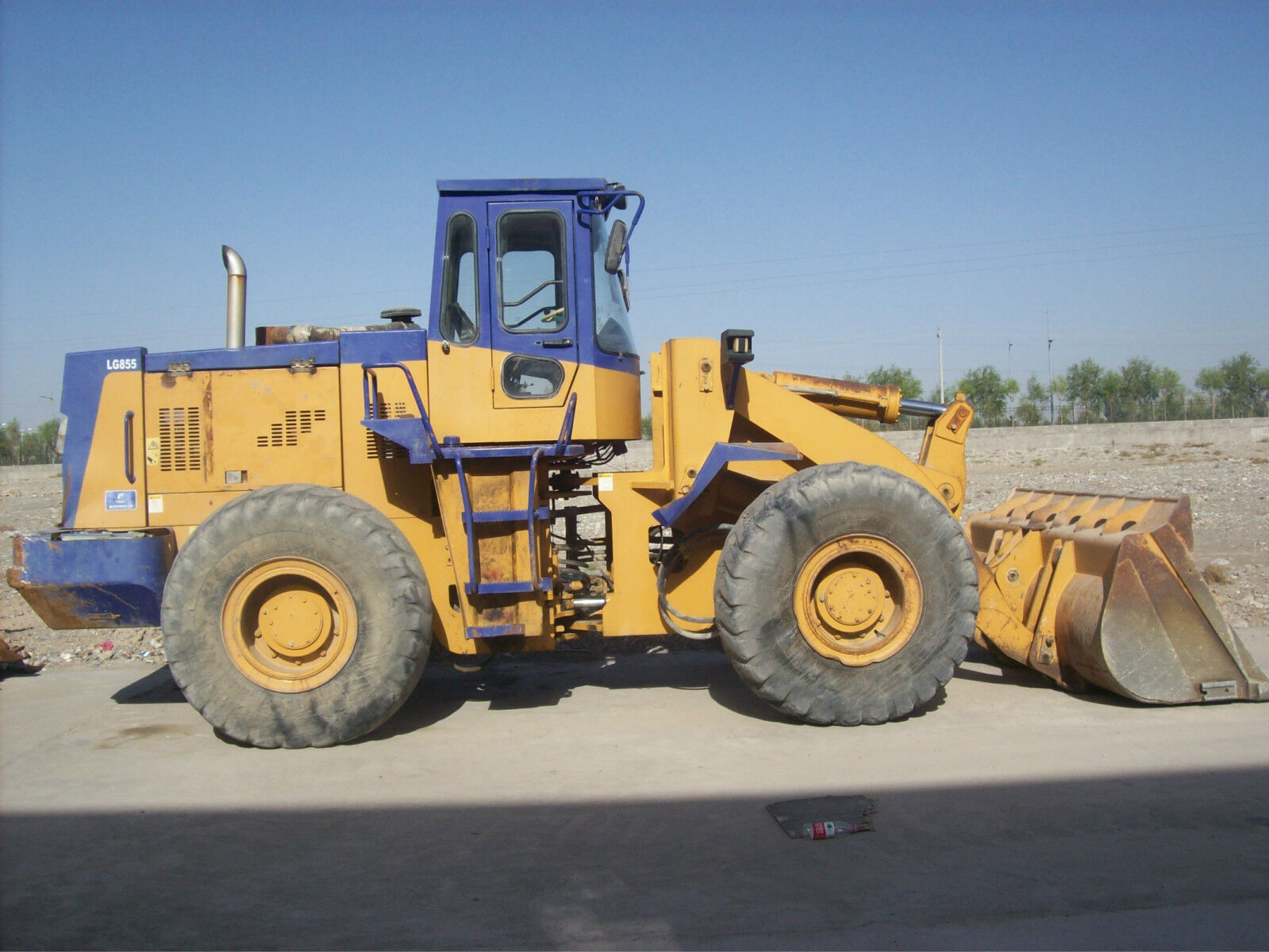Lonking 5 Ton Mini Wheel Loader Lg855h Front End Loader With 1 Cbm ...