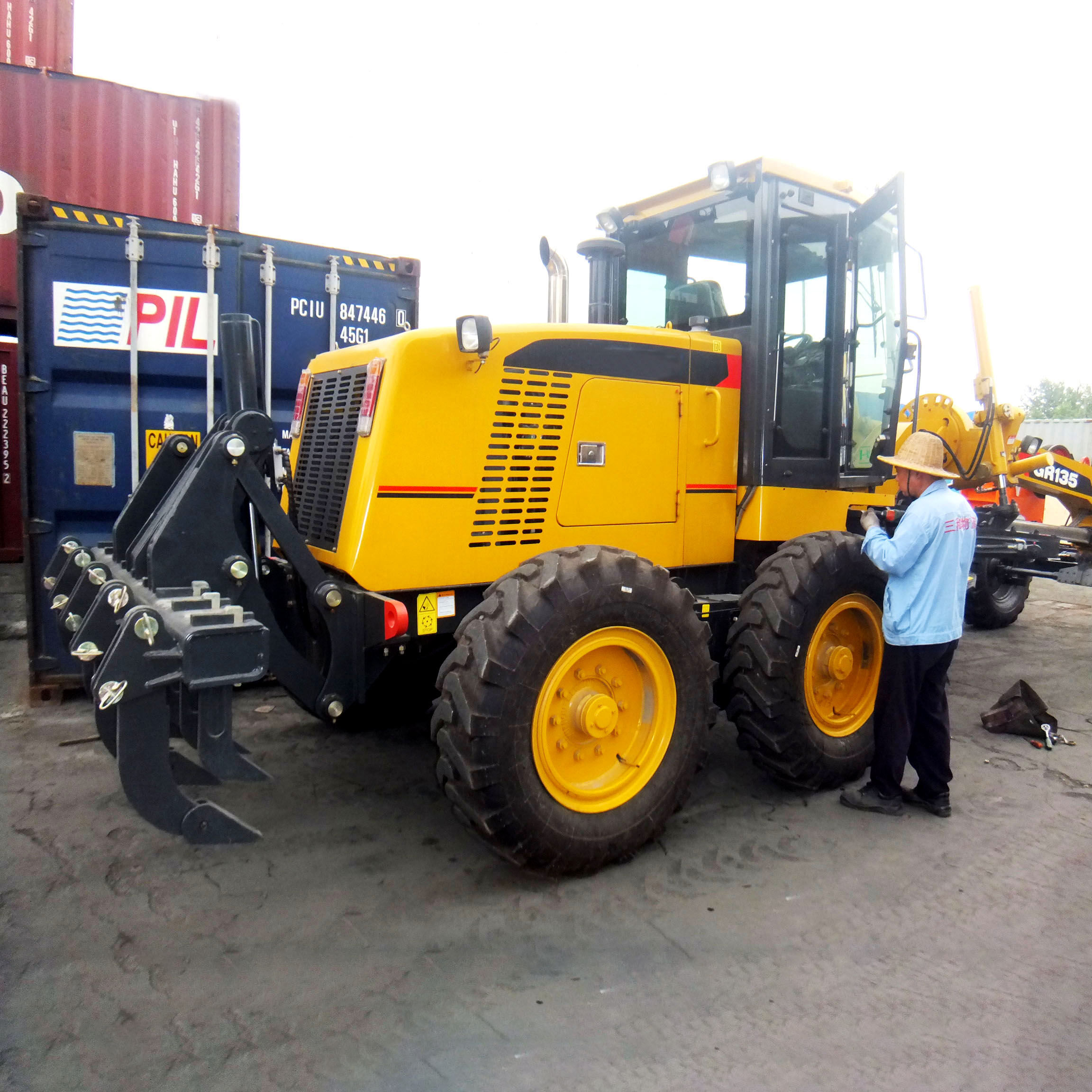 Construction Motor Grader Gr215 Chinese Brand New 215hp Mini Small Road ...