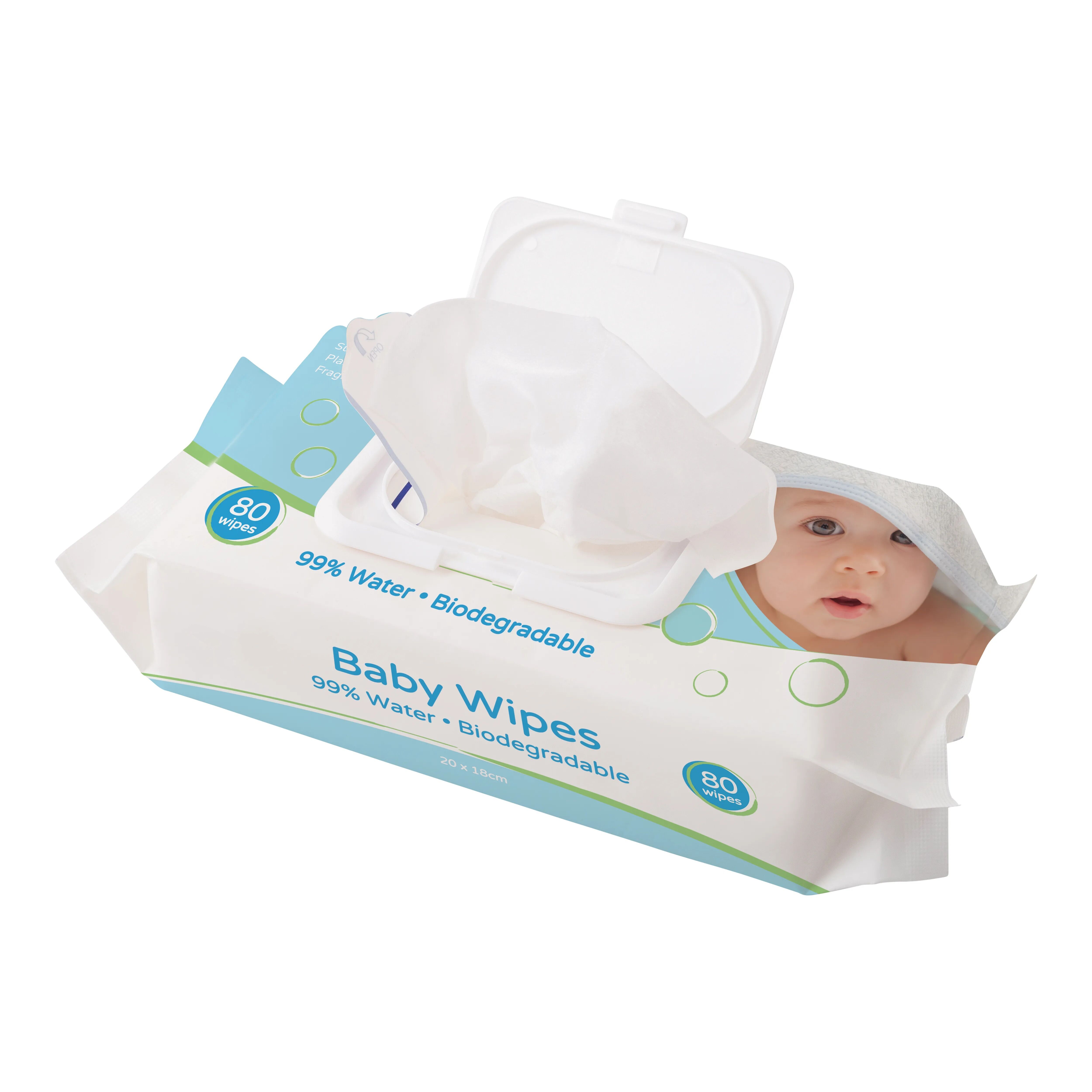 Oem Fragrance Free Pure Water Wipes Hypoallergenic Baby Wet Wipes For ...