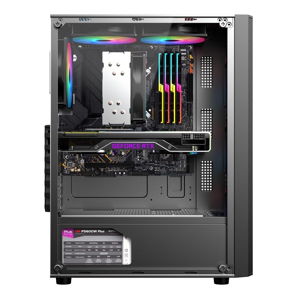 Ruix Mesh-2(black) Atx Gaming Case Mesh Front Panel High Airflow ...