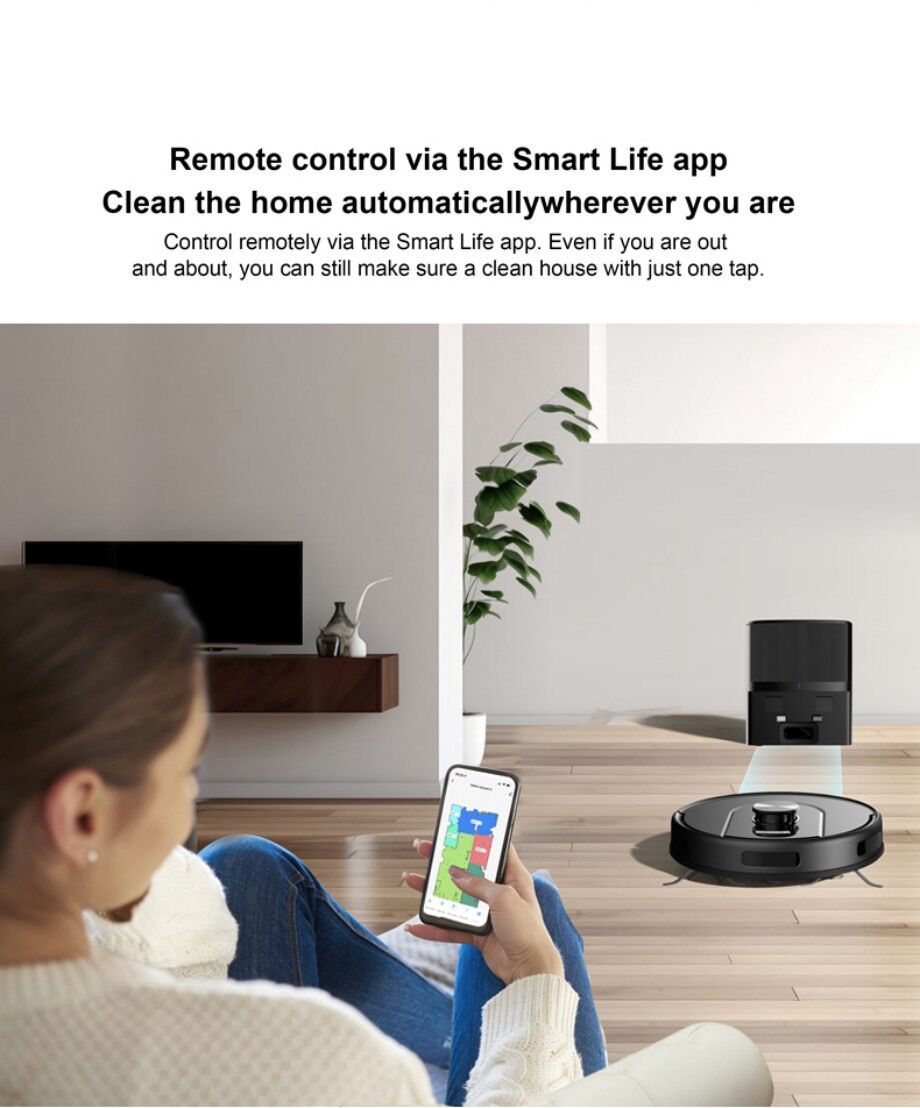 Oem/odm Robot Vacuum Cleaner With 3000pa Suction, Brushless Motor, And ...