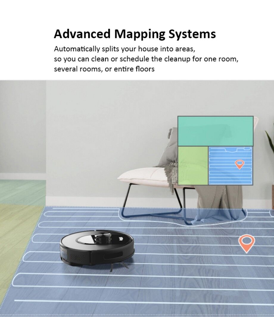 Oem/odm Robot Vacuum Cleaner With 3000pa Suction, Brushless Motor, And ...