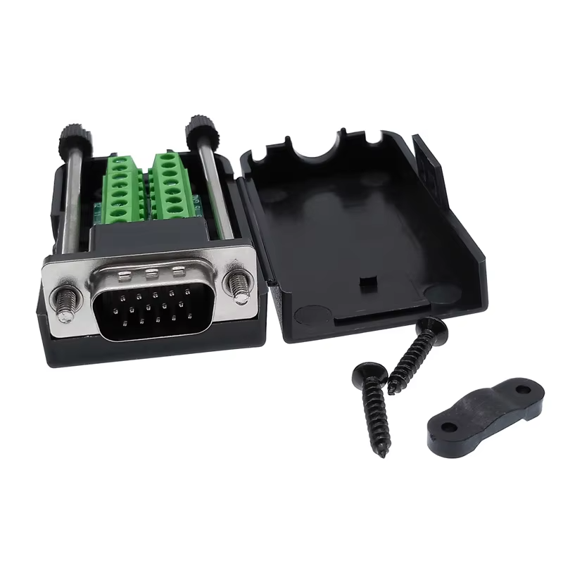 D-sub Vga Terminal Vga Solderless Connector 3+6 Male And Female Docking ...