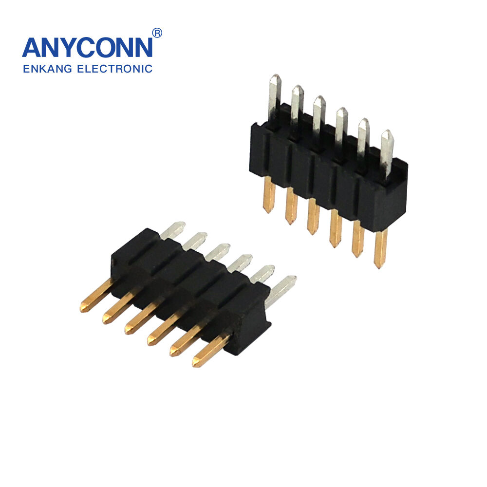 Buy China Wholesale Pin Headers Good Quality Single Dual Row Custom Curved Straight Shape Copper ...