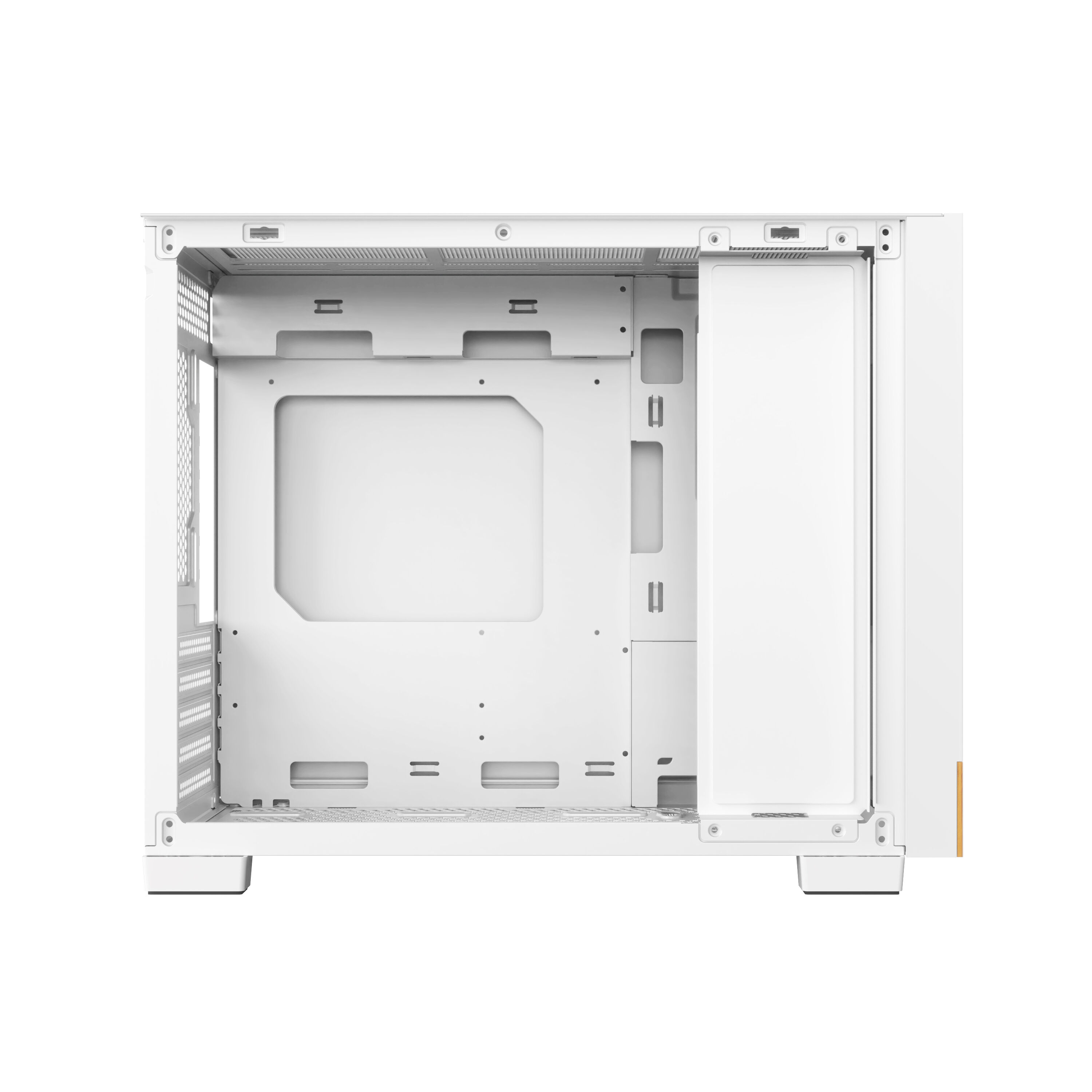 Ruix Matrix White High Airflow Gaming Case Mesh & Wooden Panel Micro ...