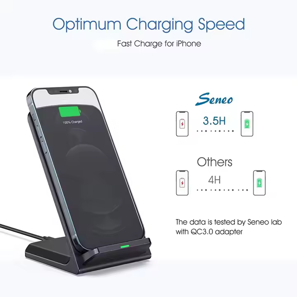 Promotion Phone Holder 15w Qi Wireless Charger Stand Gift - China ...