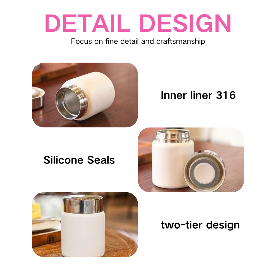 Mini Insulated Mug 316 Stainless Steel Portable Mug Insulated Mini Milk ...