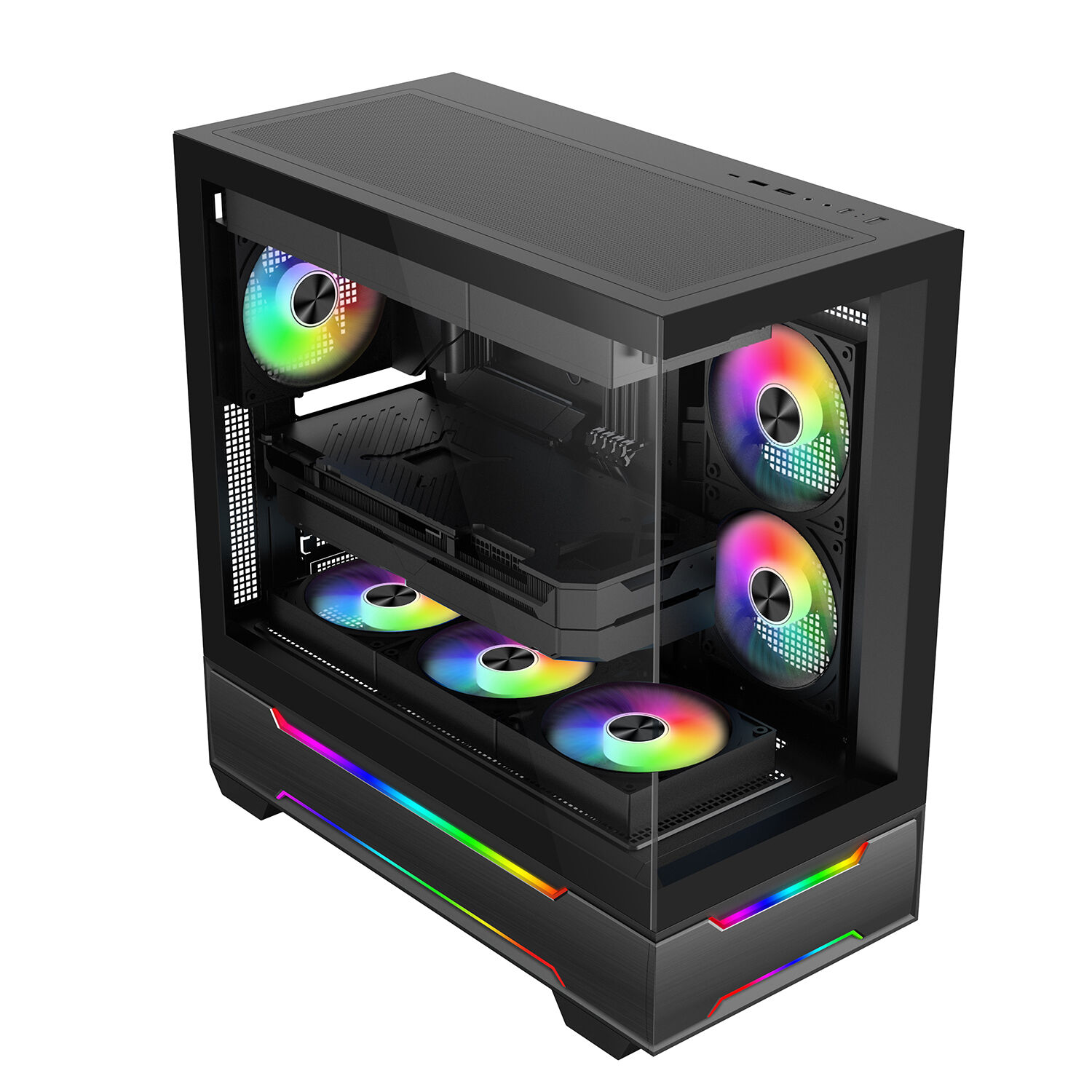 Factory Direct High Quality China Wholesale Ruix Rail Mid Tower Gaming ...