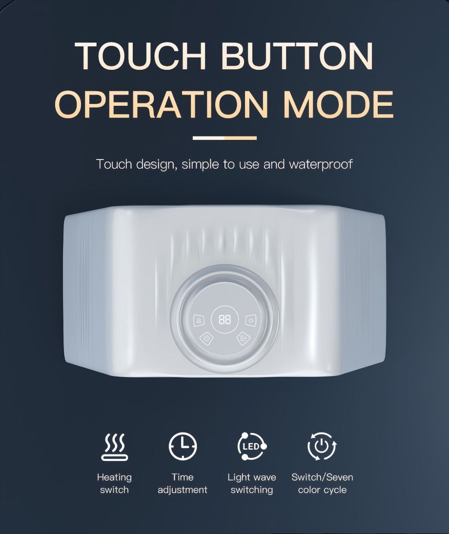 Portable Near Infrared Facial Machine 7 Colors Pdt Led Light Therapy ...