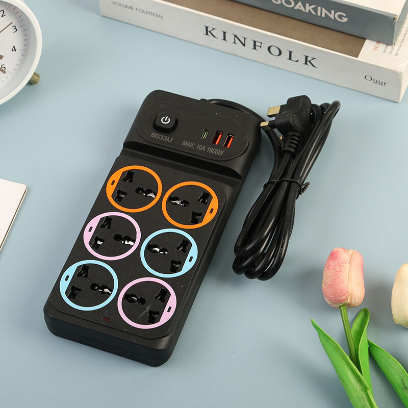 Hot Selling Universal Standard Power Socket With 6outlets With 2usb 1 ...