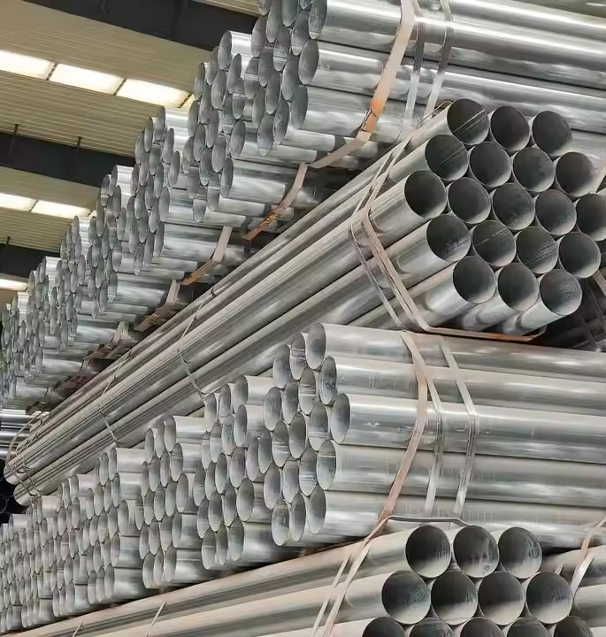 Fast Delivery 1/2 3/4 1 2 1.5 Inch Gi Pipe Erw Sch 40 80 Hot Dipped ...
