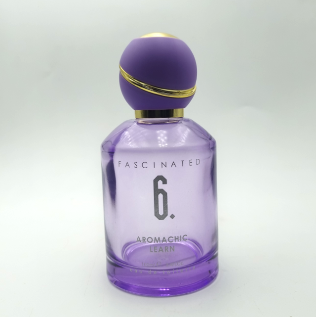 100ml Purple Round Shape Perfume Bottle With Round Ball Cap $0.4 ...