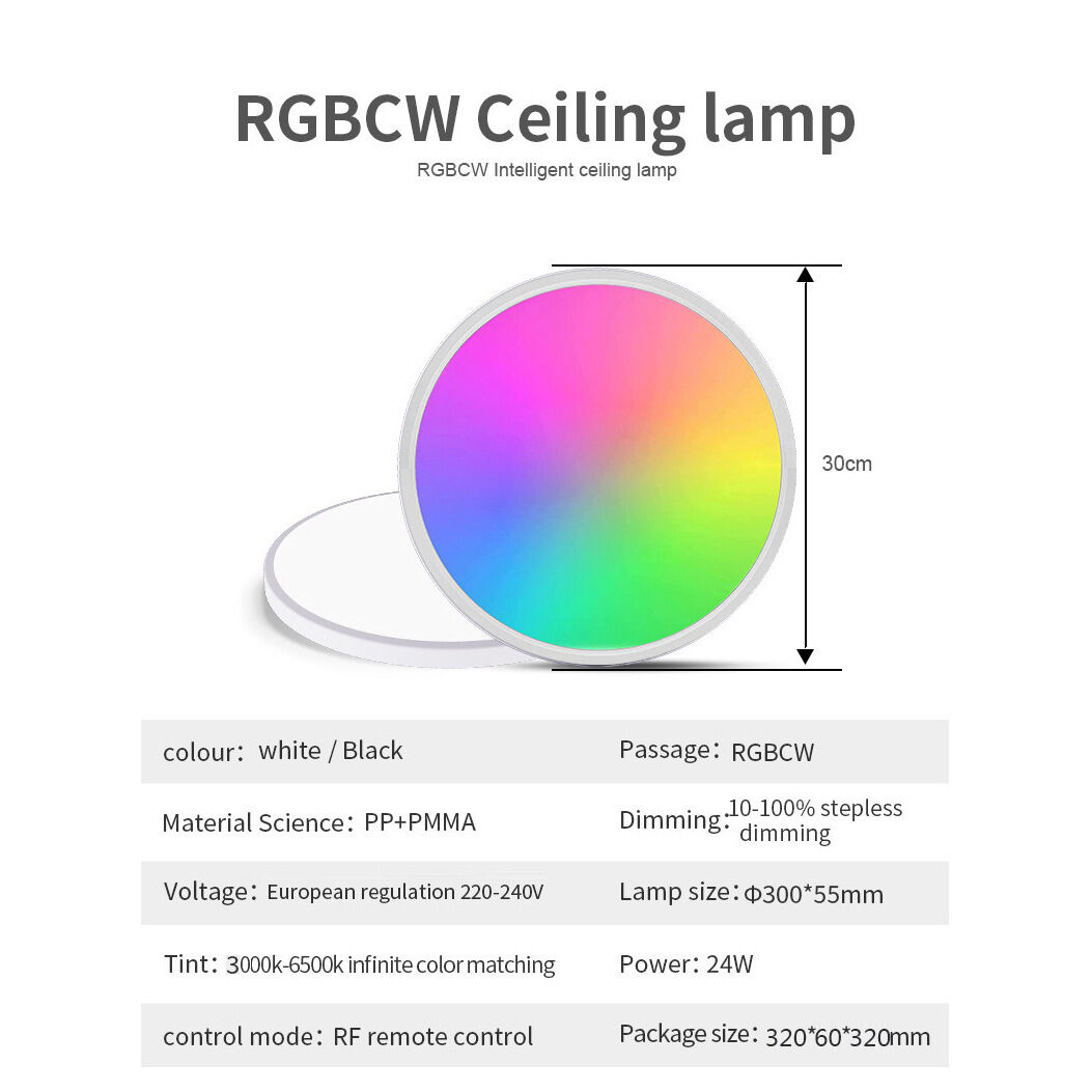 Buy China Wholesale Led Ceiling Light Ceiling Light Rgbcw Full Color ...