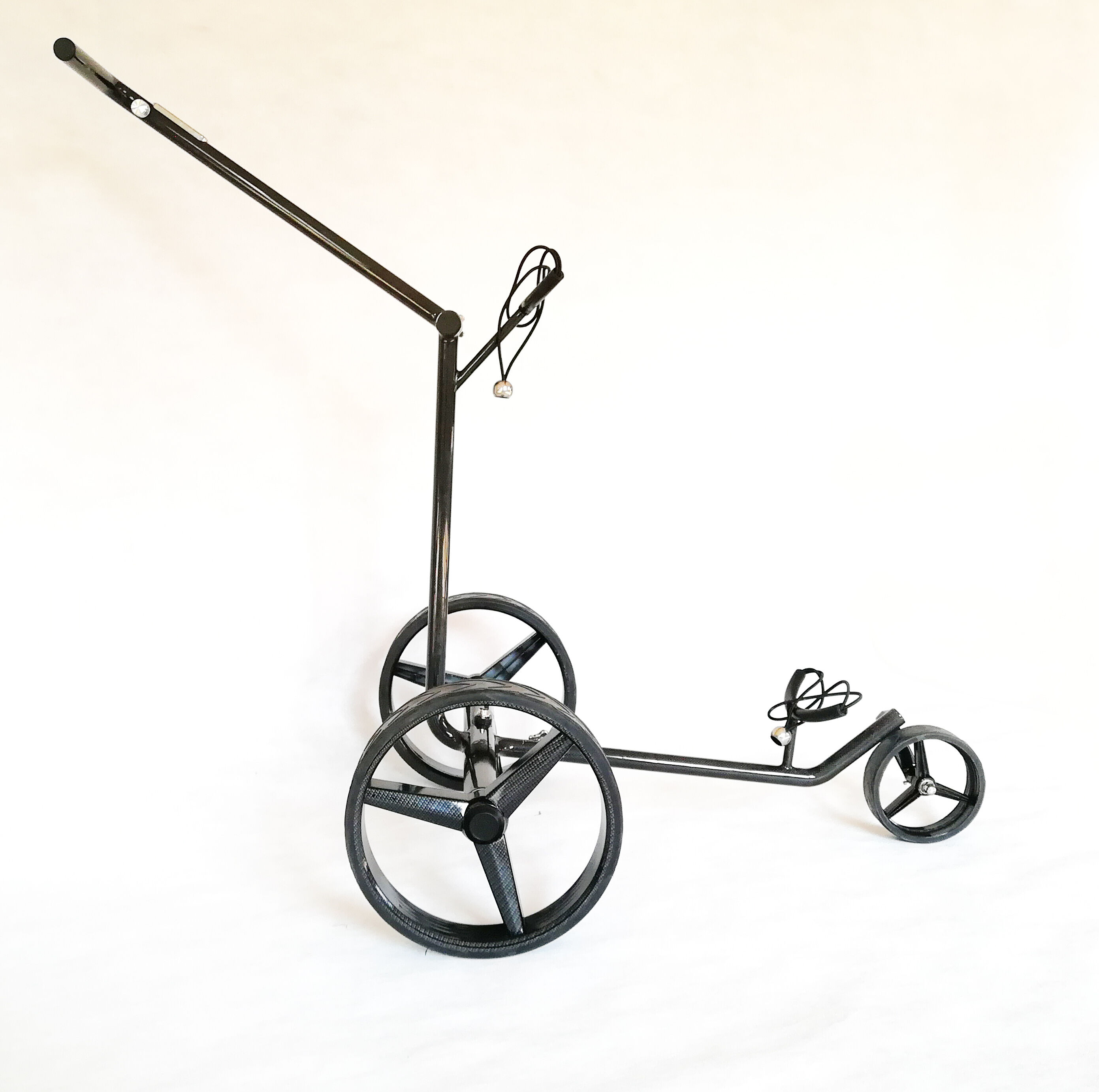 Lightweight Golf Pull Push Trolley With Height-adjustable Handle ...