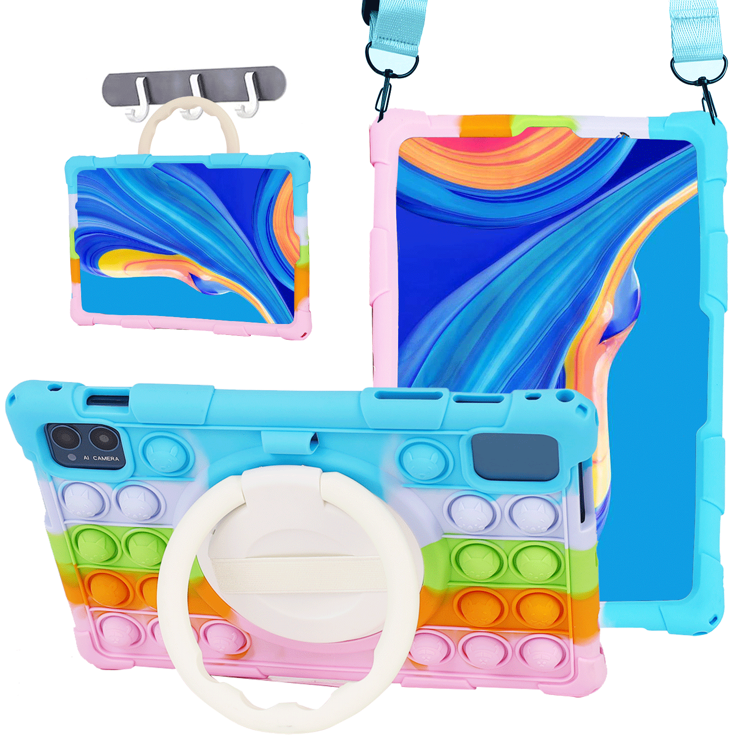 2025 Latest Android Tablet 128gb Rom+4gb Ram 10,1 Inch Tablet Pc With ...