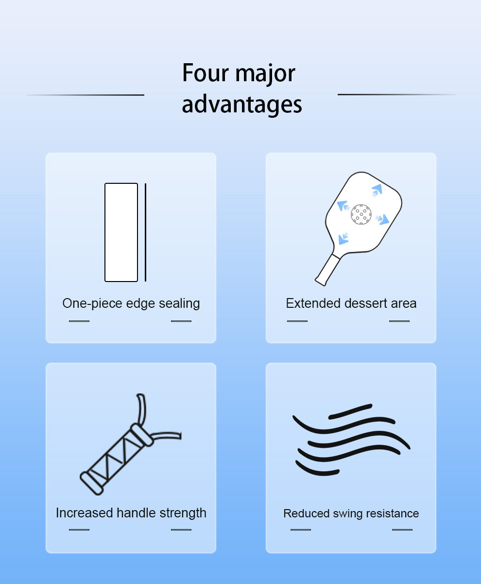 Factory Price Glass Fiber Pickleball Paddle Set, With Frameless Design ...