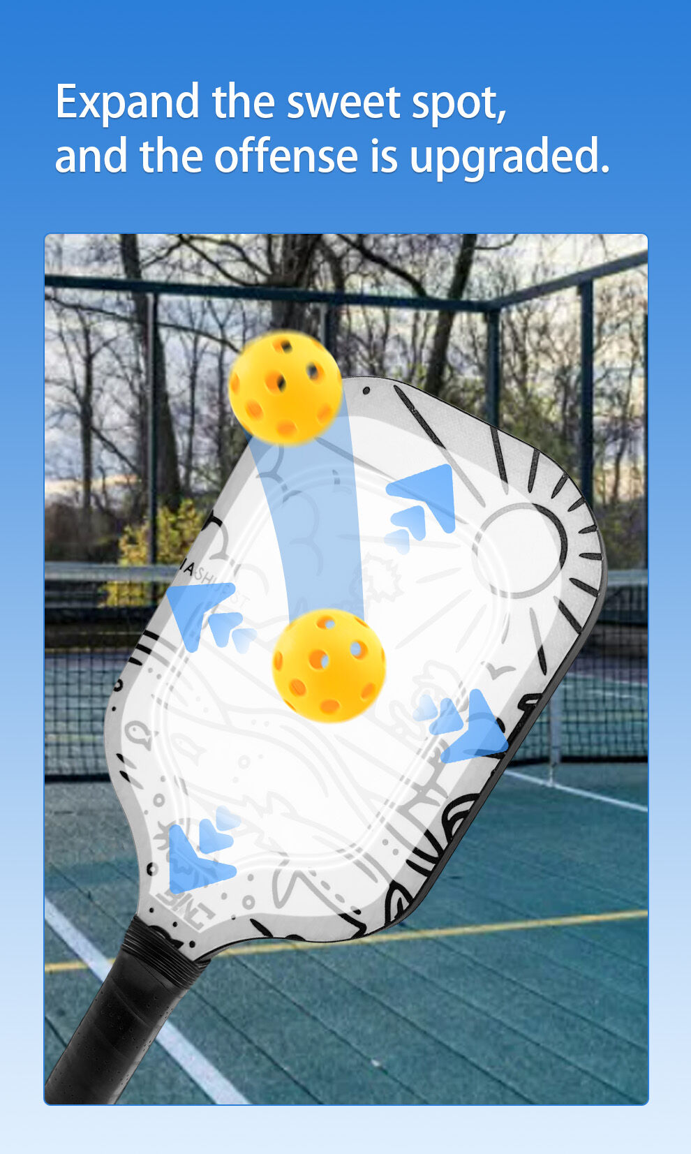 Factory Price Glass Fiber Pickleball Paddle Set, With Frameless Design ...